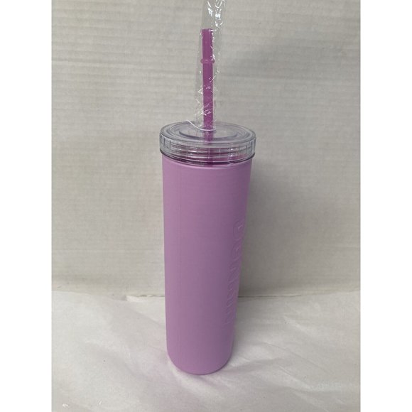 Dunkin Donuts | Dining | Dunkin Lavender Silicone Sipper 27 Ounces Cold ...